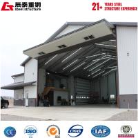 China Large Span Hot Rolled Galvanized Steel Structure Hangar Building Q355B Quality for sale