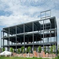 China Q355B Hot Dip Galvanized Steel Structure Workshop Factory Building 100m Span for sale