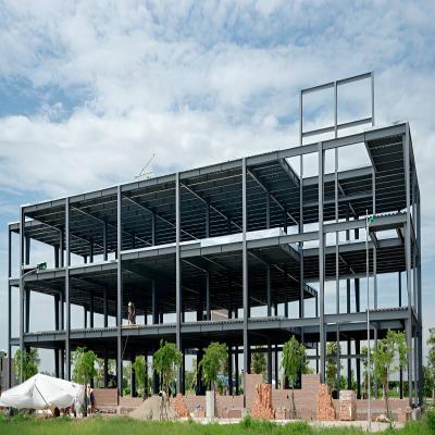 China Q355B Hot Dip Galvanized Steel Structure Workshop Factory Building 100m Span for sale