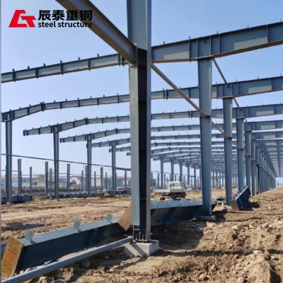 China Steel Structure Warehouse Building 30m Span Q235B Q355B High Strength Bolt for sale