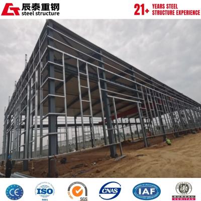 China Prefabricated Steel Structure Warehouse Building Customizable Q235B Q355B H Beam for sale