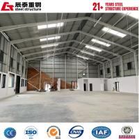 China Prefabricated Steel Structure Warehouse Building for Assembly Plant H Beam 4000-15000mm for sale