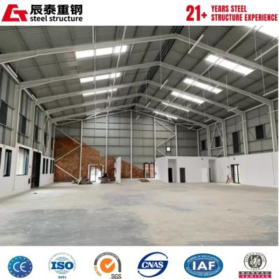 China Prefabricated Steel Structure Warehouse Building for Assembly Plant H Beam 4000-15000mm for sale