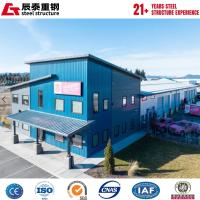 China Flexible Steel Structure Office Building Customizable H-Steel Frame 6% More Space for sale