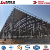 China Prefabricated Steel Structure Workshop Building H Beam 4000-15000mm Custom Span Industrial Warehouse for sale