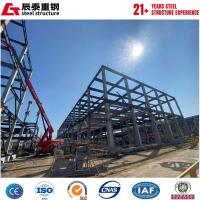 China Custom Size Metal Steel Workshop With Large Roller Shutter Access Doors for sale