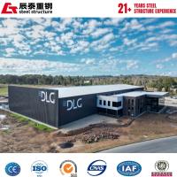 China Fire and Corrosion Prevention Steel Structure Office Factory Integrated Building Custom Size for sale