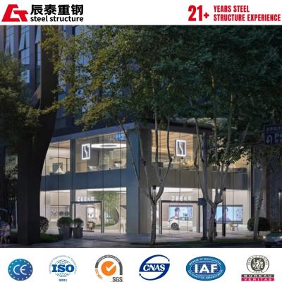 China Anti-Aging Steel Structure Car Showroom with 3-6 Month Build Time and 200,000 Ton Annual Capacity for sale