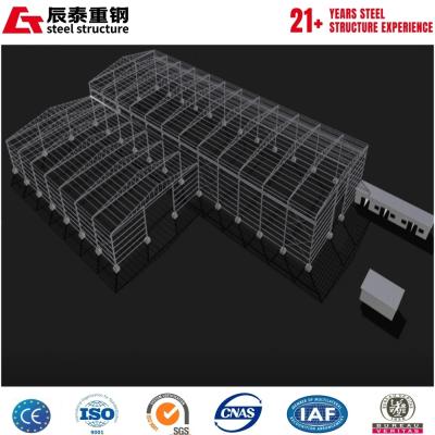 China Prefabricated Steel Structure Warehouse Hot Rolled H Beam Frame 4000-15000mm for sale