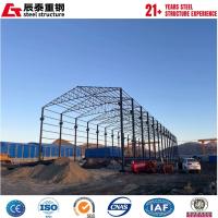 China Fireproof Rock Wool Sandwich Panel Steel Workshop For Chemical Processing Plant for sale