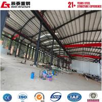 China Fireproof Rock Wool Sandwich Panel Steel Workshop For Chemical Processing Plant for sale