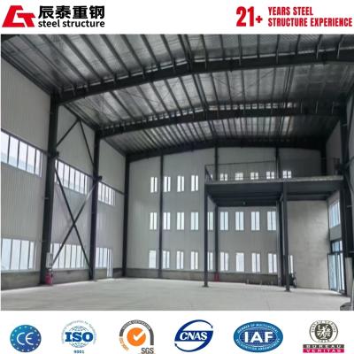 China Custom Single-Storey Steel Structure Factory Building Q235B Q355B H Beam 200000 Tons Annual Output for sale
