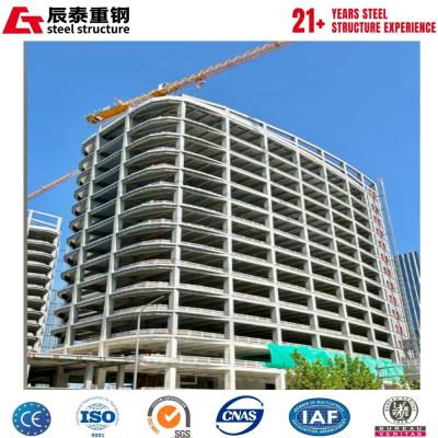 China High Space UtilizationAesthetically Pleasing High-Rise Steel Structure Building for sale