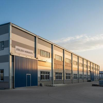 China Customizable Length Steel Structure Workshop Equipped with Optional Thermal Insulation and H Section Column Beam Support for sale