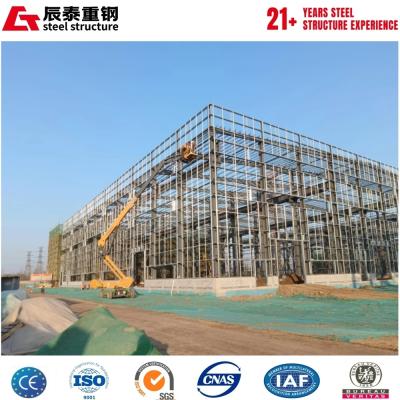 China Pre-engineered Galvanized Steel Frame Factory Workshop with Insulated Wall Panels for sale