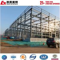 China Pre-engineered Galvanized Metal Steel Warehouse with Insulated Roof Panel for sale