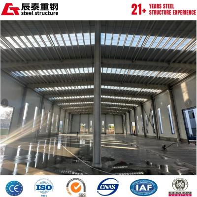 China Large Span Steel Frame Storage Warehouse for Factory Raw Material Stock for sale
