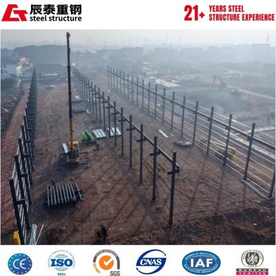 China Custom Hot Rolled Q355B Steel Structure Building Factory Workshop 100m Span for sale