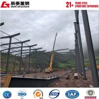 China Prefabricated Steel Structure Warehouse 12-36m Span ISO9001 50 Year Life Quick Assembly for sale