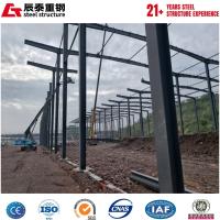 China Prefabricated Steel Structure Warehouse 12-36m Span ISO9001 50 Year Life Quick Assembly for sale