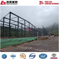 China Prefabricated Steel Structure Warehouse 12-36m Span ISO9001 50 Year Life Quick Assembly for sale