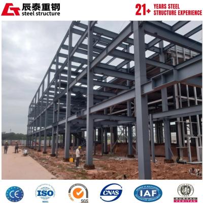 China ISO9001 Certified Steel Structure Frame Building 50-Year Life Multi-Storey Construction Q235B Q355B for sale