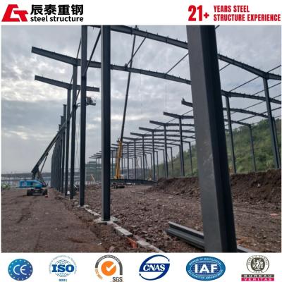 China Large Span Clear Span Steel Workshop Without Middle Support Columns for sale