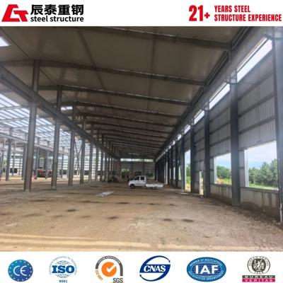 China Customizable Prefabricated Steel Structure Workshop 12-36m Span Fireproof Design for sale