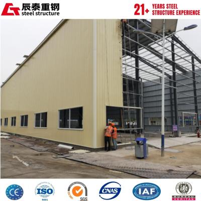 China Hot Rolled H Beam Steel Structure Warehouse Building 12 36m Span Custom Factory for sale