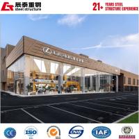 China Prefabricated Steel Structure Exhibition Hall 50 Year Service Life Galvanized Anti Corrosion Large Span Column Free Design for sale