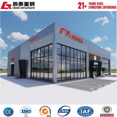 China Prefabricated Steel Structure Exhibition Hall 10-40m Span Galvanized Anti-Corrosion for sale