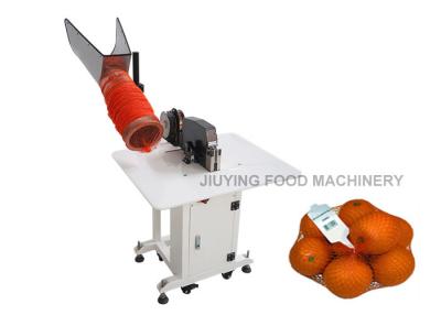 China Multi Function Fruit Mesh Net Bags Packing Machine 170mm Barrel Diameter 220V for sale