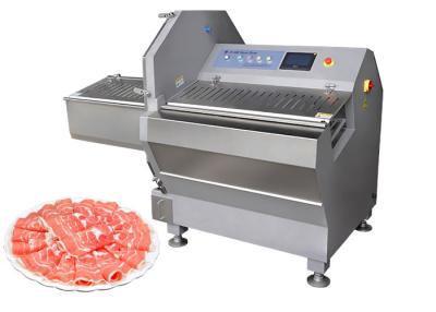 China Thickness Adjustable Frozen Fish Meat Slicer 1-32mm 304 Stainless Steel Cutting Machine for sale