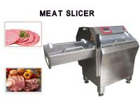 China 32mm Adjustable Biltong Meat Slicer Beef Steak Ham Slicing Cutting Machine 210PCS/Min for sale
