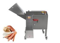 China Heavy Duty Vegetable Processing Equipment Potato Crinkle Strips Cutting Machine 1000KG/H for sale