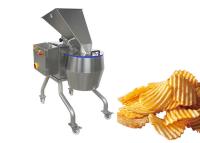 China Commercial Vegetable Slicing Machine 3000kg/H High Speed Potato Carrot Cutter Stainless Steel for sale