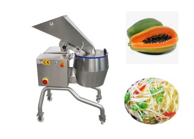 China 1.5KW Papaya Cutting Machine 3000kg/H Potato Chips Slicer with 12 Blade Set for sale