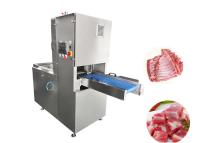 China Industrial Frozen Bone Saw Cutting Machine 2550mm Blade 4-8 Saw Options Stainless Steel Meat Processing for sale