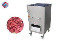 China 1.5kW 380V Commercial Fresh Meat Chopping Machine 30mm Adjustable Pork Cutter Slicer for sale