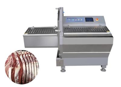 China Large Beef Frozen Meat Slicer Hard Meat Slicing Equipment 280pcs/min 380V for sale