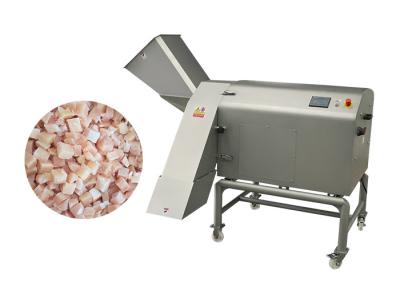 China Frozen Meat Diced Cutting Machine 220V 380V 5-20mm Cube Cutter 800-3000kg/h for sale