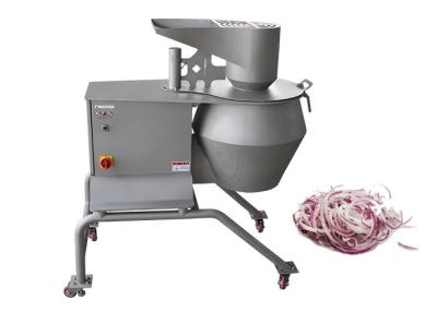 China 3000kg/H Onion Cutting Machine Carrot Potato Chips Slicer 16 Station Blade for sale