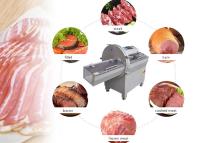 China 210PCS/Min Boneless Meat Slicing Machine 3KW High Capacity Frozen Meat Cutter for sale