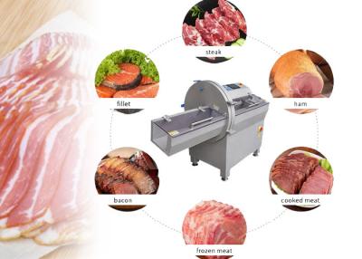 China 210PCS/Min Boneless Meat Slicing Machine 3KW High Capacity Frozen Meat Cutter for sale