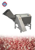 China High Speed Three Dimension Frozen Beef Meat Dicing Machine 1000kg/H for sale