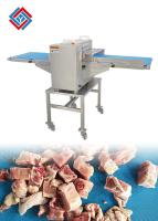 China Commercial Chicken Meat Cutting Machine 50cm Feeding Inlet 600-1000kg/h Stainless Steel for sale