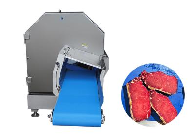 China Large Frozen Meat Slicer 1-30mm Adjustable Thickness 280 Cuts Per Minute with Belt Outlet for sale