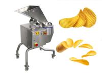 China Industrial V-Cut Potato Chips French Fries Cutting Machine 800-2000kg/H High Capacity for sale