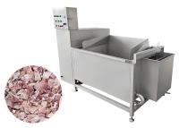 China Air Bubble Commercial Seafood Meat Washing Machine 320L Tank 304 Stainless Steel 3.35KW for sale