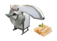 China Stainless Steel French Fries Cutter 600-800kg/h Potato Chips Cutting Machine 220V for sale
